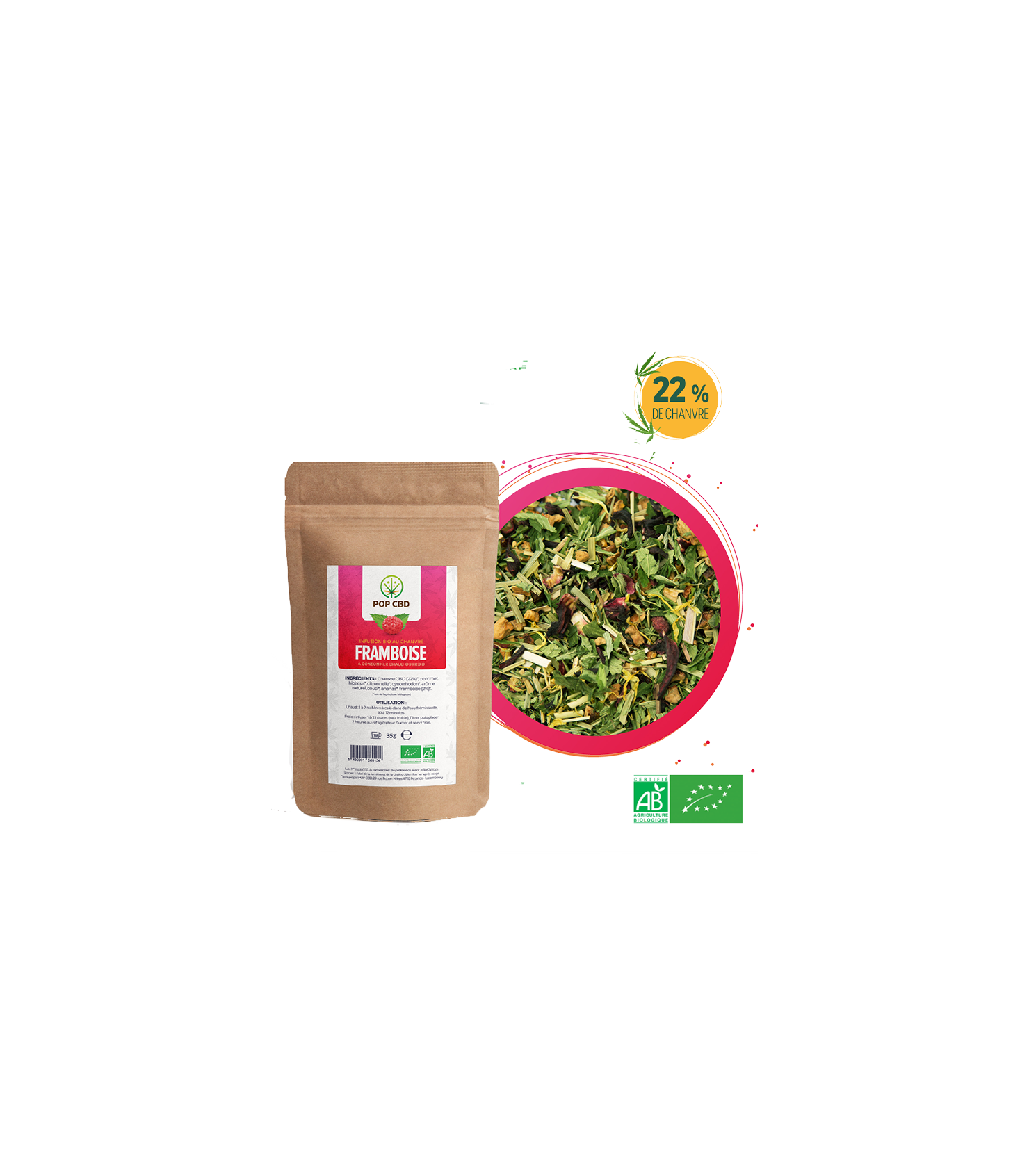 Infusion CBD - Achetez vos tisanes au chanvre Bio